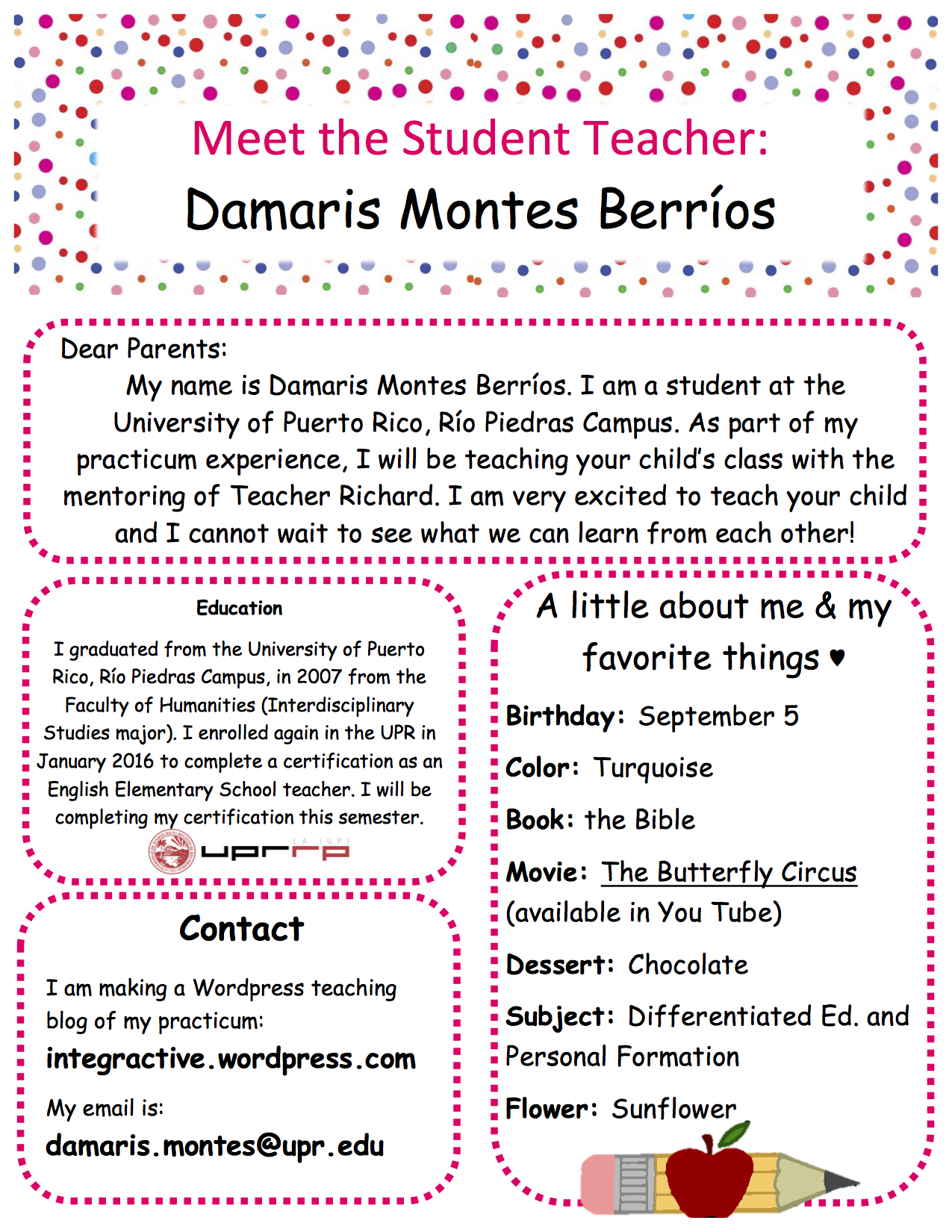 My Presentation Letter | Integractive